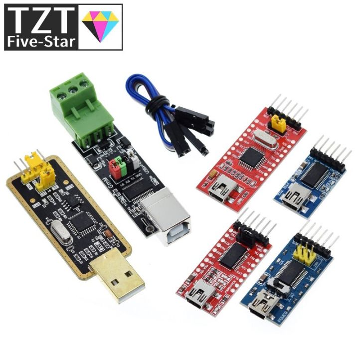 FT232BL FT232RL บอร์ดฝ่าวงล้อมพื้นฐาน FTDI FT232 USB TO TTL 5V 3.3V ดี ...