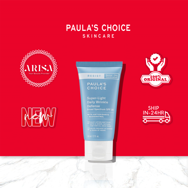 3.3 SALE⭐ Paula's Choice Daily Wrinkle Defense RESIST Super-Light Face ...