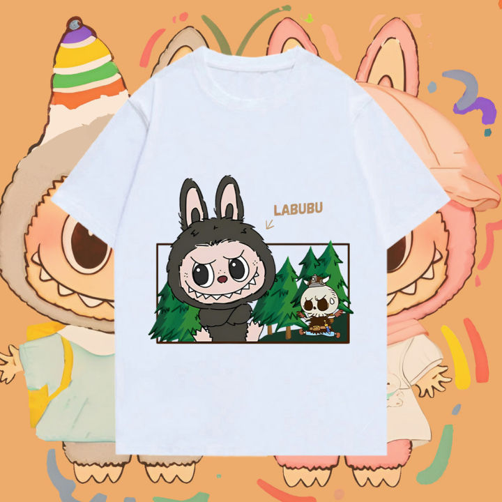Newlabubu T-shirt, labubu Pop Mart, unisex, pure cotton, both men and ...
