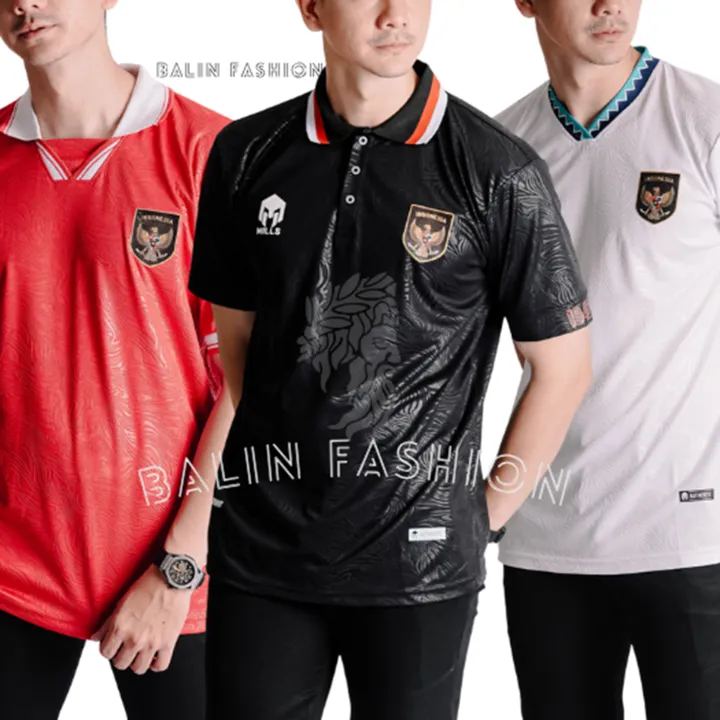 Jersey Timnas Indonesia Lengan Pendek Bahan embos Jersey Timnas 2023 ...