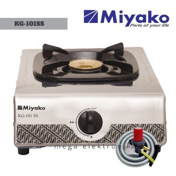 Miyako KG-101SS Kompor Gas 1 Tungku + SELANG | Lazada Indonesia