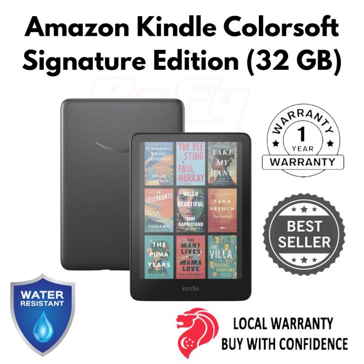 Amazon Kindle Colorsoft Signature Edition (32 GB) – With color display, auto-adjusting front ...