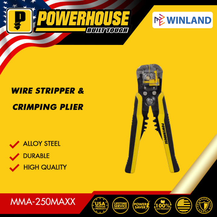 Powerhouse by Winland Automatic Wire Stripper & Crimper Plier PH-422G | Lazada PH