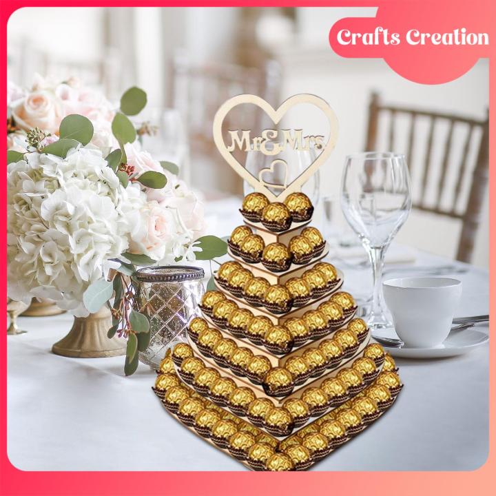 Crafts Creation Chocolate Display Stand Chocolate Display Shelf Rack ...