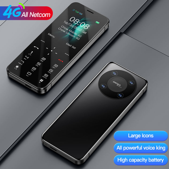 Ultra-Thin H666 4G Mini Cellphone 1.8Inches Dual SIM 2800mAh HD screen ...