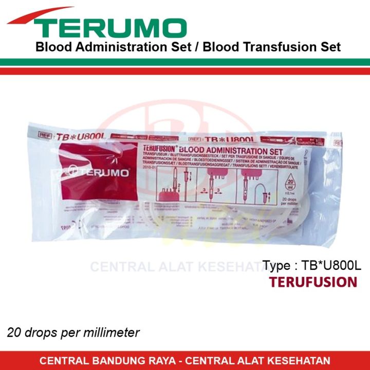 TERUMO TB*U800L | Blood Transfusion Set | Terufusion Blood Set | Lazada ...