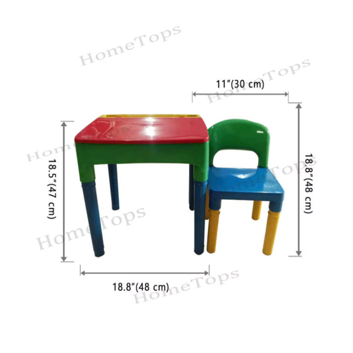 710 KIDS STUDY TABLE WITH 1 CHAIR WITH DRAWER SET | Lazada PH