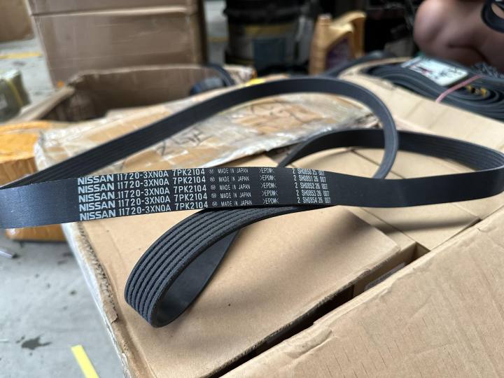 FAN BELT (11720-3XN0A) 7pk2104 FOR NISSAN NV350 2012-PRESENT 2.50L ...