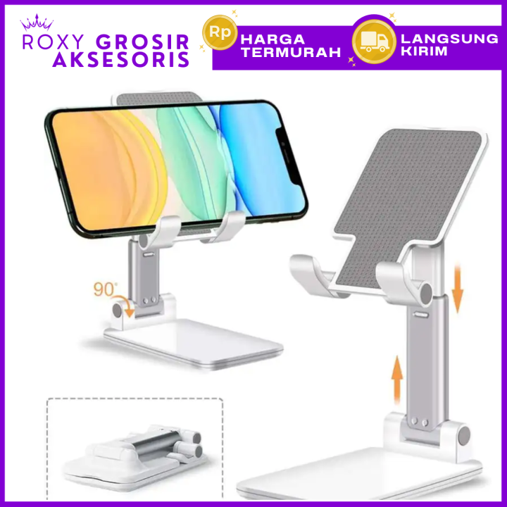 HD23 Stand Holder Hp Meja - Folding Desktop Stand Holder Handphone ...