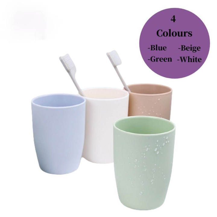 Simple Multi-Purpose Plain Gargle Cup Rinse Mug 素色漱洗漱口杯 | Lazada