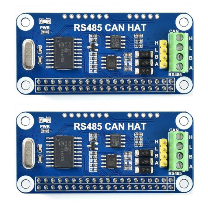 2X Waveshare RS485 CAN HAT for Raspberry Pi Allows Stable Long-Distance ...