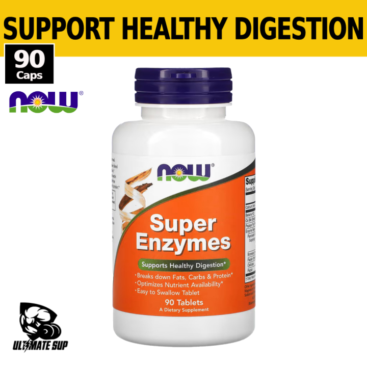 Now Foods, Super Enzymes, Digestive Enzyme, Probiotics, Carb, Protein ...