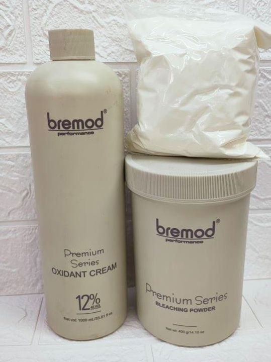 1 set Bremod Premium Oxidant 1000mL + Bremod Premium Bleaching Powder ...