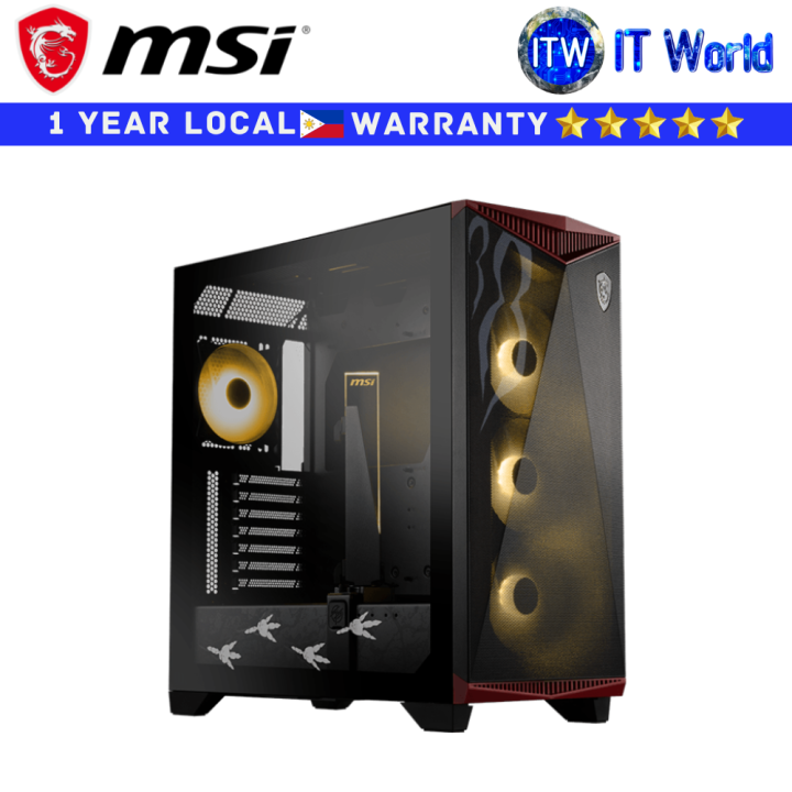Itw | MSI Computer PC Case MPG Gungnir 300 Monster Hunter Edition Mid ...