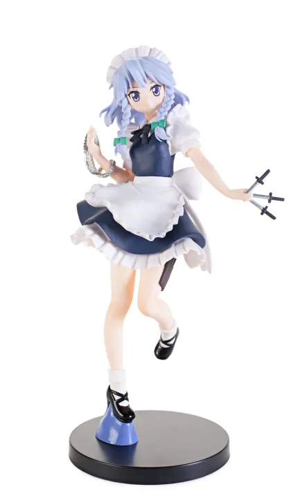 【100% ต้นฉบับจากญี่ปุ่น】โครงการ Sega Touhou ฟิกเกอร์พรีเมี่ยม “Sakuya ...