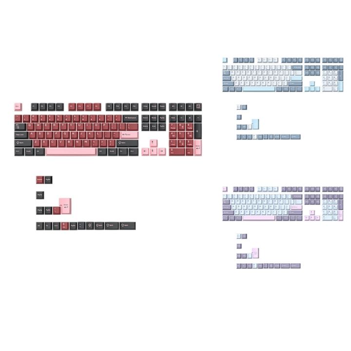 125 Keys PBT Double Shot Keycaps Set Key Caps Cherry Height for MX ...