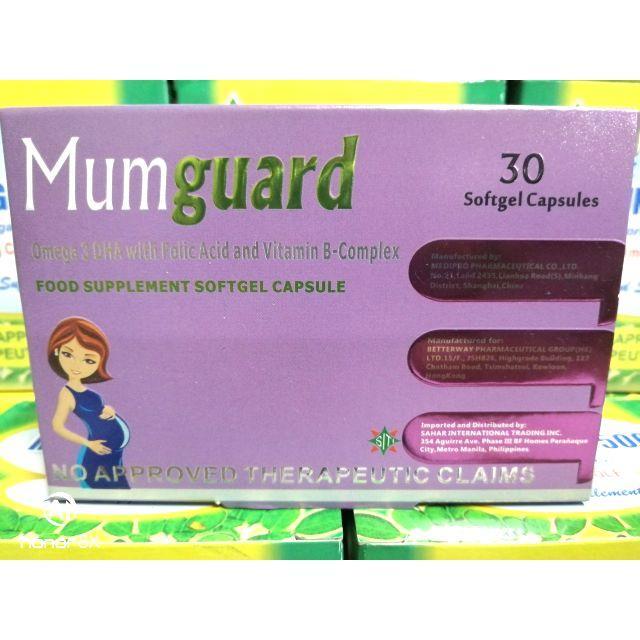 Mumguard Omega 3 DHA with Folic Acid and Vit. B-complex MUM GUARD ...