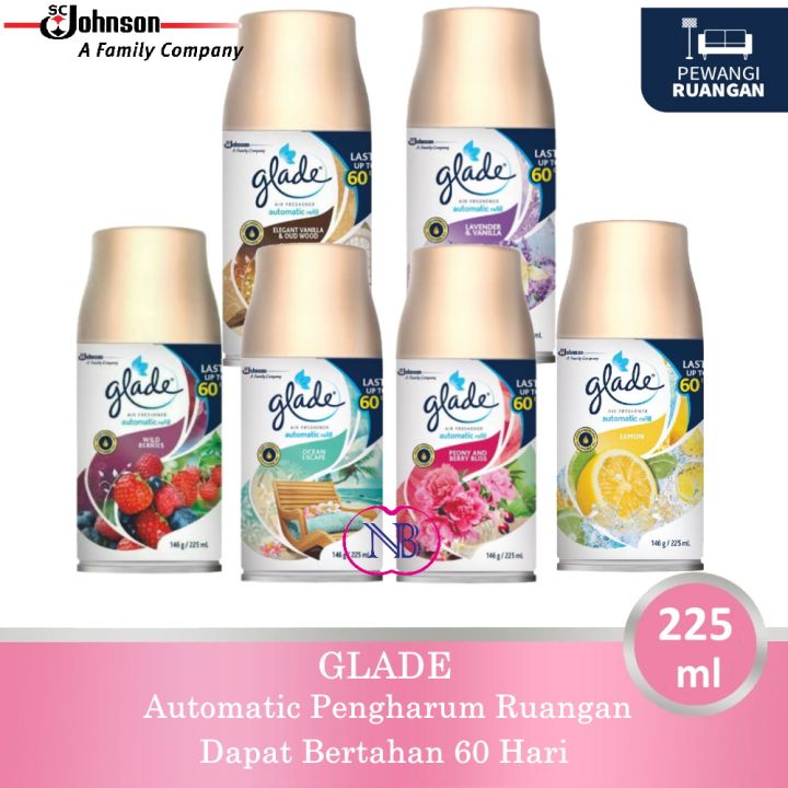 GLADE AUTOMATIC SPRAY REFIL 225mL - Pengharum Ruangan Glade Matic ALL ...
