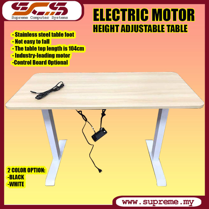 Electrical Motor Driven Height Adjustable Desk Table (2' x 4' Table top ...