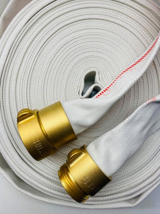 Fire Hose 1 1/2 x 100ft BRASS Coupling 100 ft 30 meters 40mm 1.5 inch ...