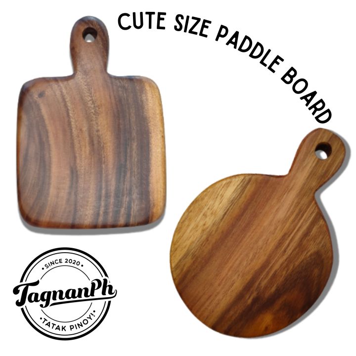 Cute Size Paddle Chopping Board made from Acacia - TAGNAN PH | Lazada PH