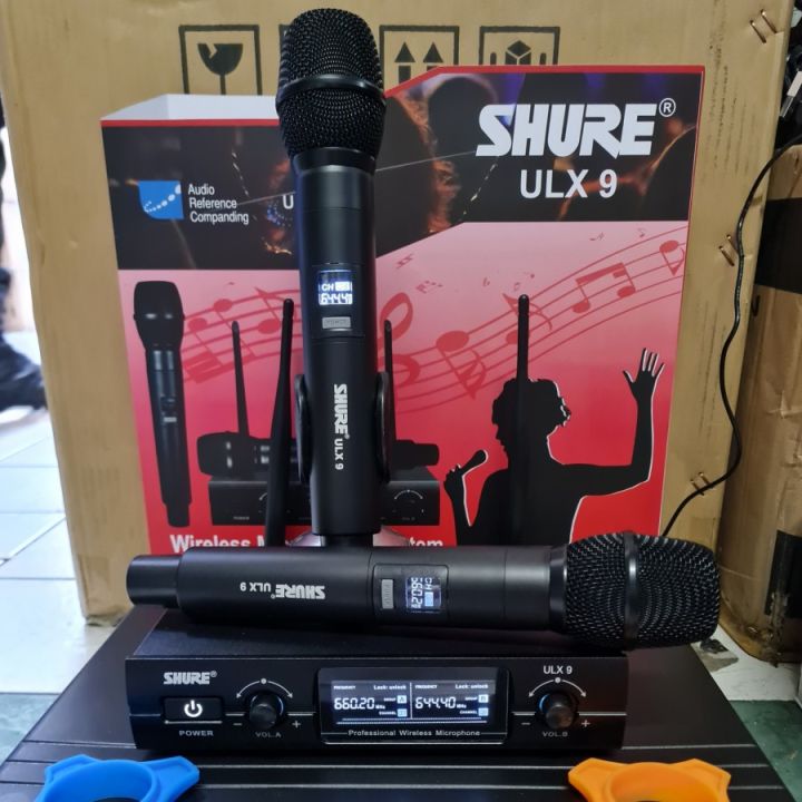 Mic wireless shure ulx9 ulx 9 garansi 2 tahun handheld microphone | Lazada Indonesia