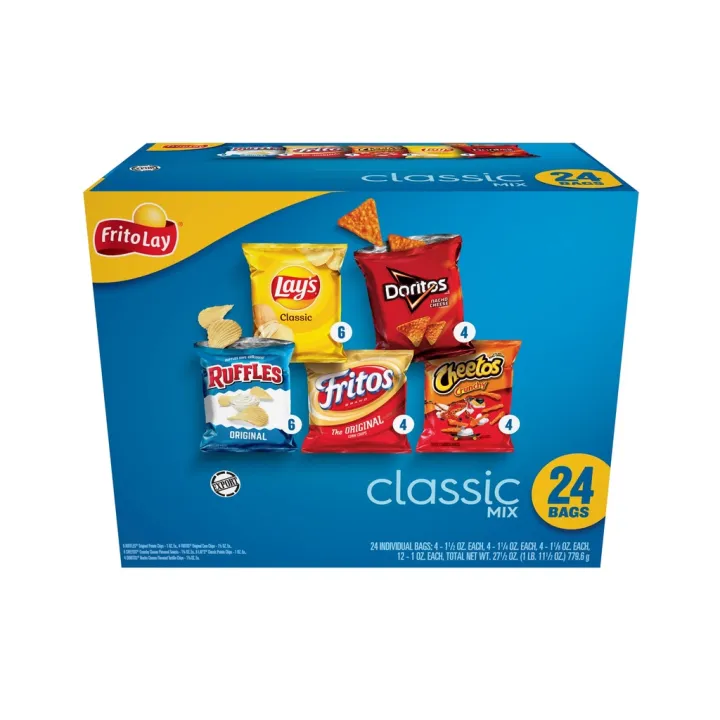 🇺🇸 Frito-Lay Snacks Classic Mix Variety Pack, 1 oz, 24 packs 🇺🇸 ...