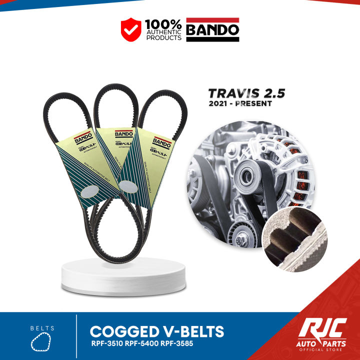 BANDO FAN BELT ISUZU TRAVIS 2.5 L DIESEL 2021-UP RPF-3510 /RPF-5400 ...