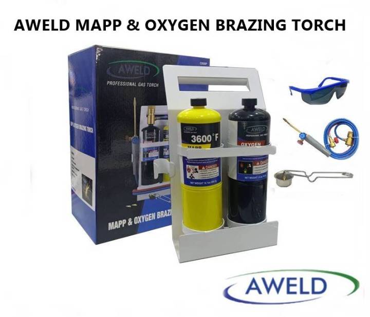 AWELD MAPP & OXYGEN BRAZING TORCH | Lazada