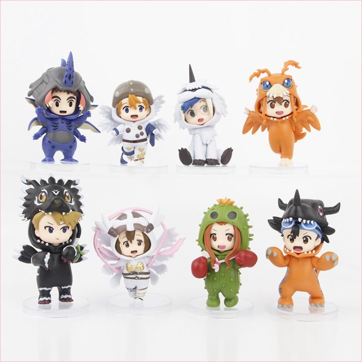 8 Digimon Figures 2 Generations Of Asian Ancient Beast Mechanical ...