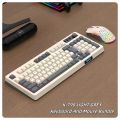 Zeus x Raiku Wired Rainbow LED Ligh Gaming Keyboard 98 Keys Silent Keys ...