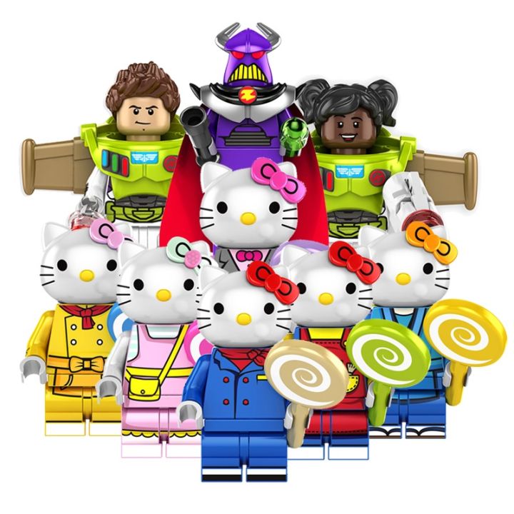 แมวคิตตี้บัซไลท์ปี Lzzy Horne Zach มินิบล็อกตัวต่อฟิกเกอร์ของเล่นเด็ก ...