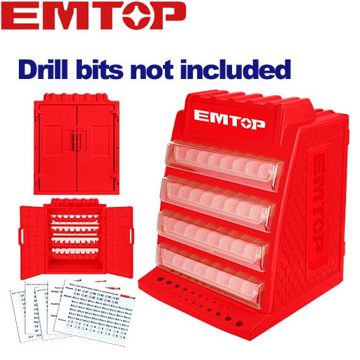 EMTOP ตู้เก็บดอกสว่าน รุ่น EPBX12688 ( Drill bits display box )พร้อมใช้ ...
