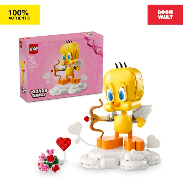 LEGO® Looney Tunes™ Sweetheart Tweety Bird Figure Display Building Kit ...