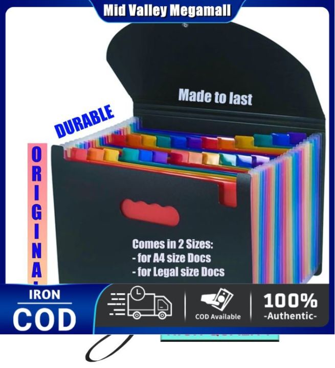 【🇵🇭LOCAL SHIP】File Folder Organizer, 24 Pockets Expanding File Folder ...