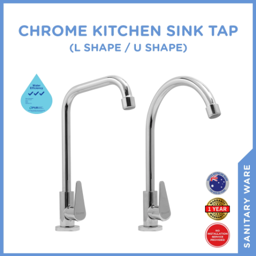 Selleys Chrome Kitchen Sink Tap U SHAPE S60202 | L SHAPE S60902 ...
