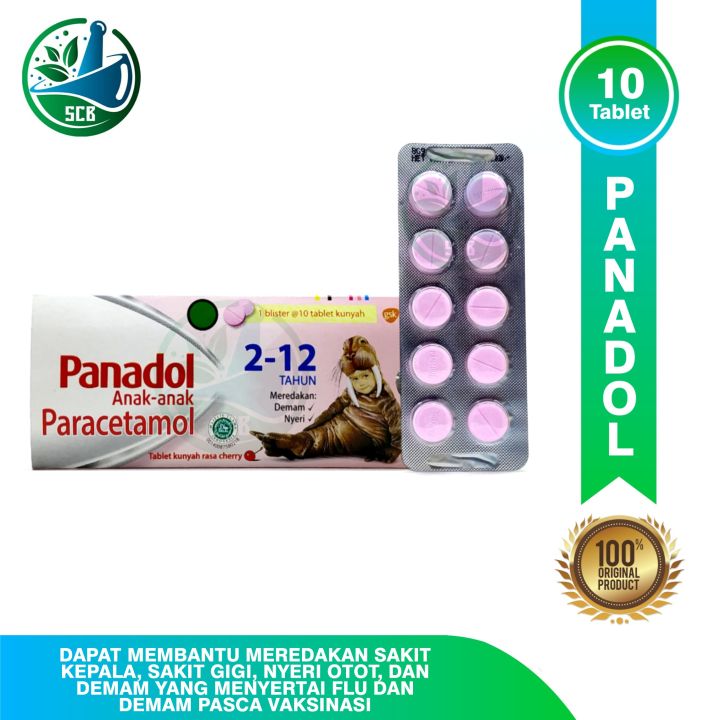 Panadol Anak Anak Paracetamol Strip - Isi 10 Tablet | Lazada Indonesia