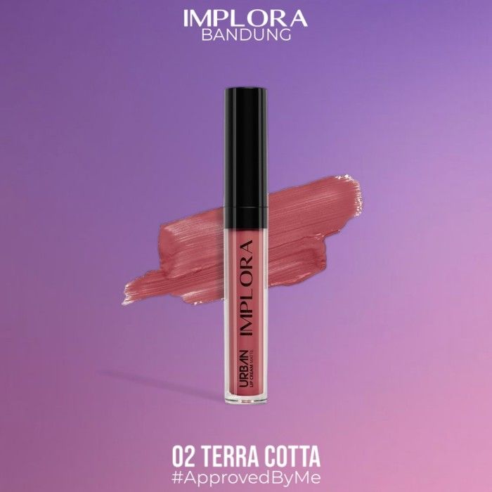 Implora Urban Lip Cream Matte 02 TERRA COTTA | Lazada Indonesia