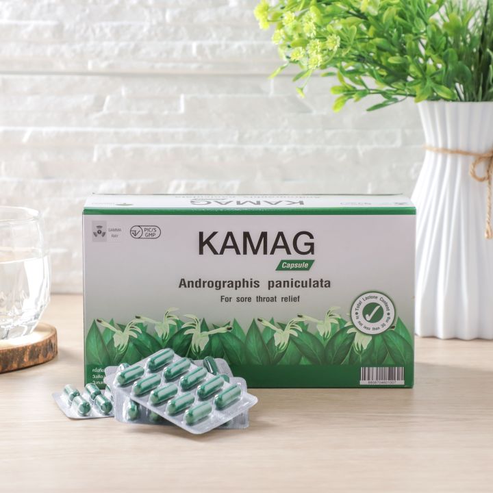 Kamag ฟ้าทะลายโจร ยาสามัญประจำบ้าน | Lazada.co.th