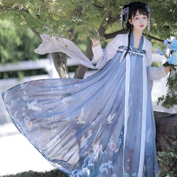 FUGUI Tang Dynasty Chinese Ancient Hanfu Dress Folk Dance Performance ...