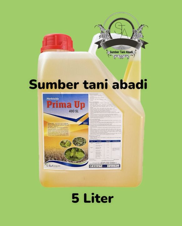 Prima up 480 SL 5 Liter Herbisida obat pembasmi rumput | Lazada Indonesia