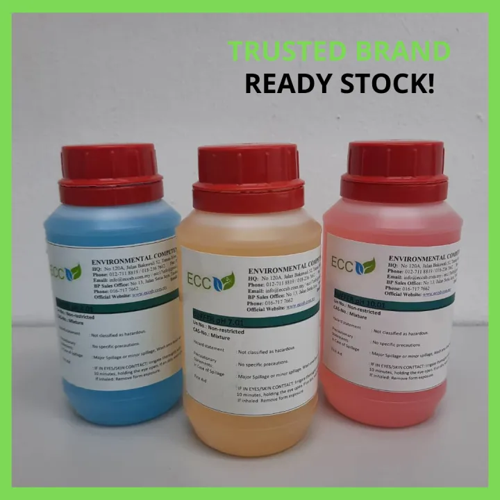 Coloured Ph Buffer Solution 250 Ml Ph4 01 Ph7 01 Ph10 01 Lazada