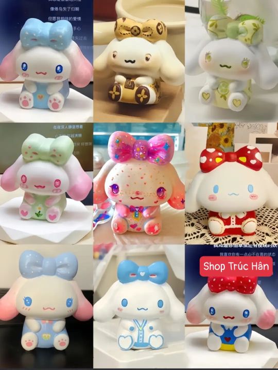 Combo 10 Tô Tượng Thỏ Mini - Cinnamoroll - Hoat Hình 3D Thạch Cao ...