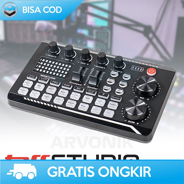 SOUNCARD BLUETOOTH MIXER KARAOKE ADJUSTABLE F998 PRO PORTABLE DEVICE ...