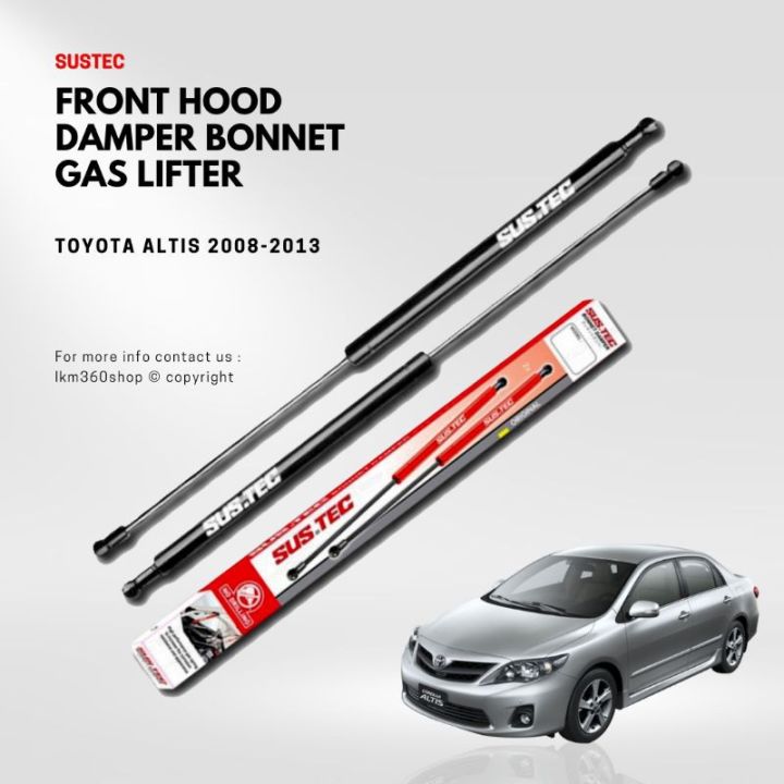 Toyota Altis 2008-2013 SUSTEC Front Bonnet Damper Front Hood Damper ...