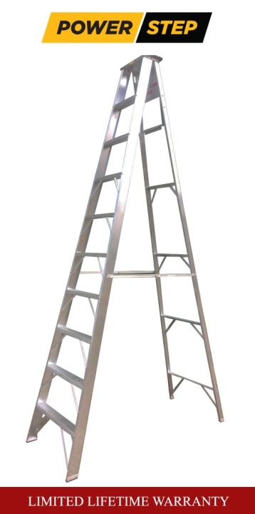 Power Step Aluminum A-Type Ladder 10ft | Lazada PH