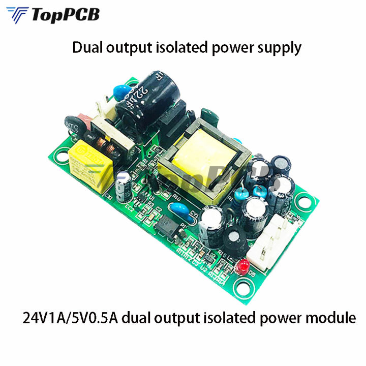 Dual Output AC-DC Step Down Power Supply 220V to 24V 1A 110V to 5V 0.5A ...