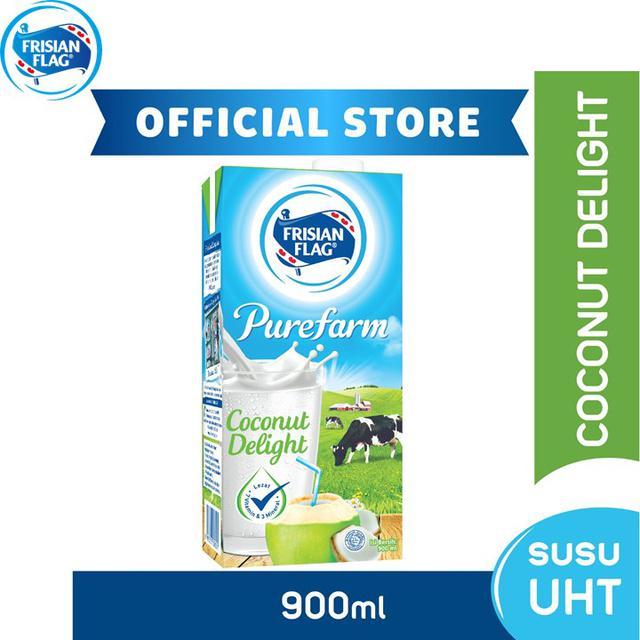 Frisian Flag Family UHT Purefarm Coconut Delight 900 ml_Rasa Kelapa ...