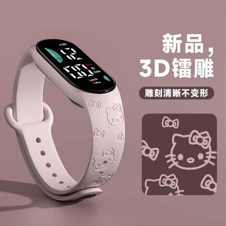 JENL HelloKitty 3D Sculpture Watch Electronic Watch for Female Junior ...