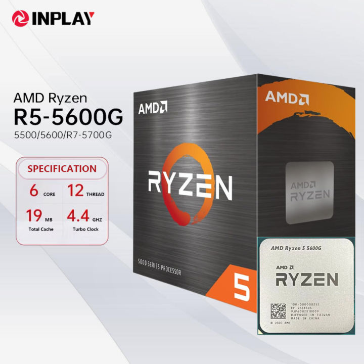 AMD Ryzen5 5600G / R7-5700G Desktop Processor AM4 Socket Tray Type With ...